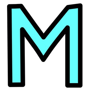 Printable Bright Bulletin Board Large Alphabet Letters, Editable ...