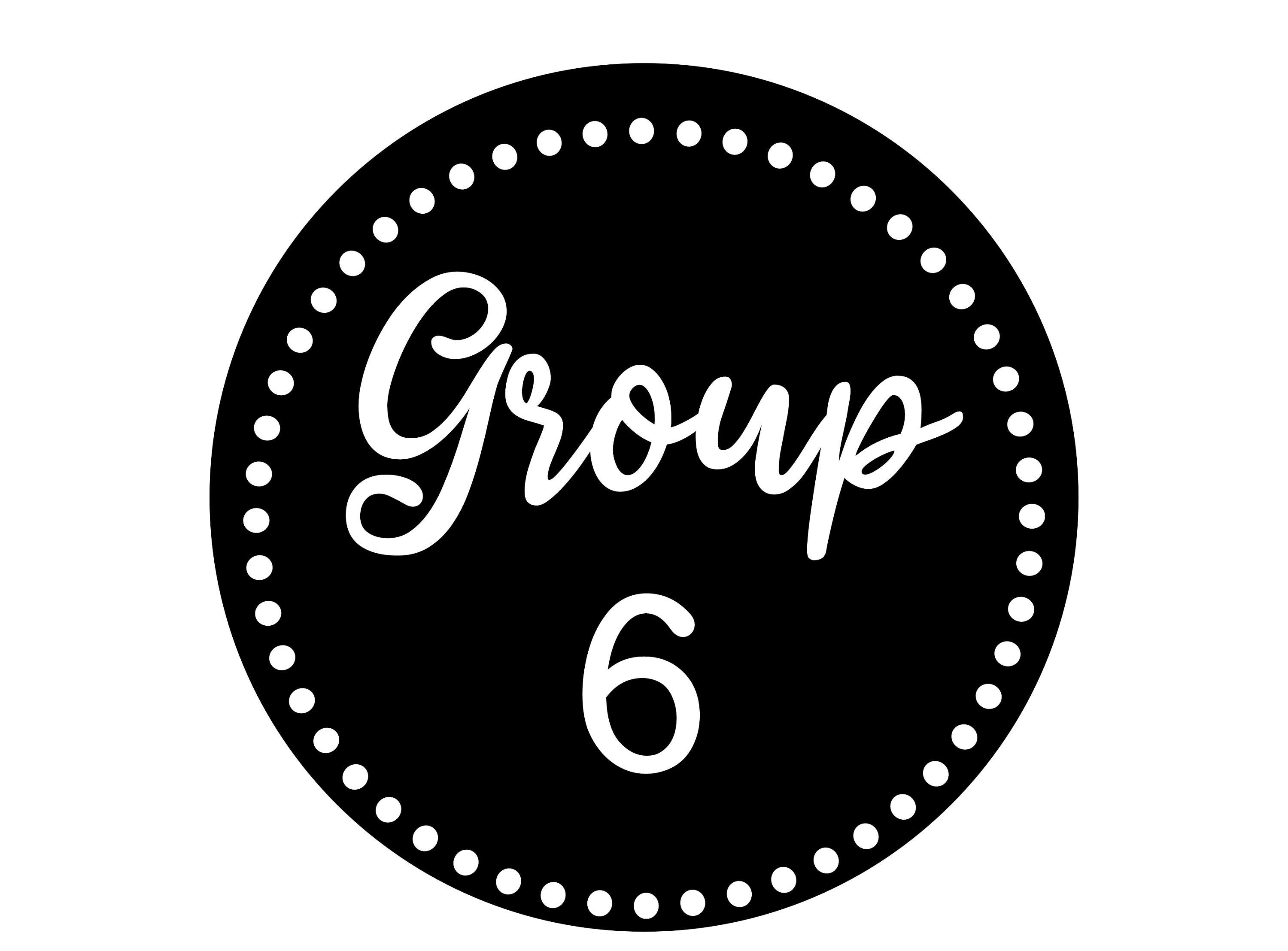 Black and White Classroom Table Numbers, Table, Team and Group Numbers ...