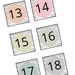 Printable Classroom Calendar Numbers, Square Number Cards, Printable ...