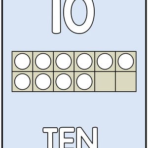 Printable Modern Calm Colors Classroom Number Posters Wall Display ...