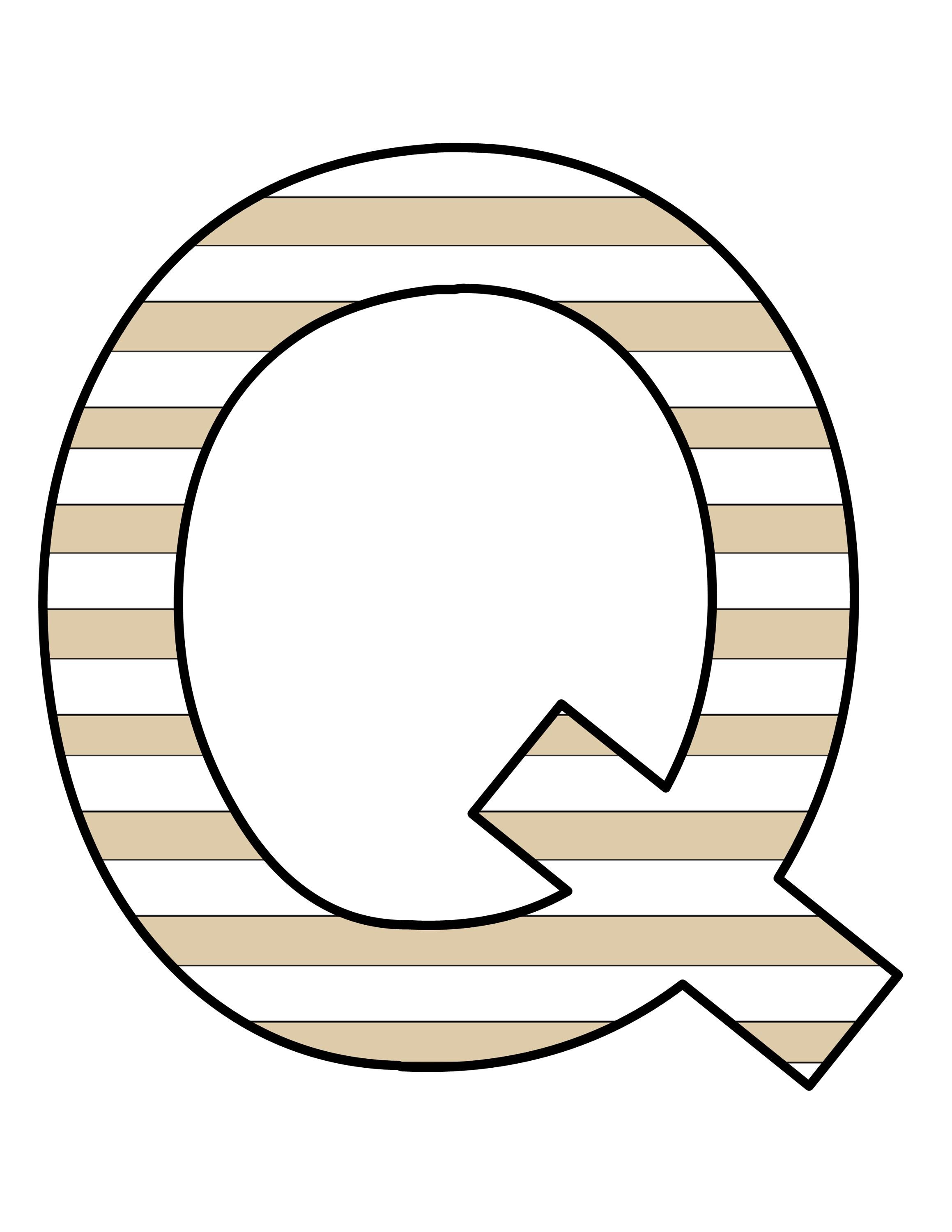 Printable Boho Lined Bulletin Board Alphabet Letter, Wall Display ...