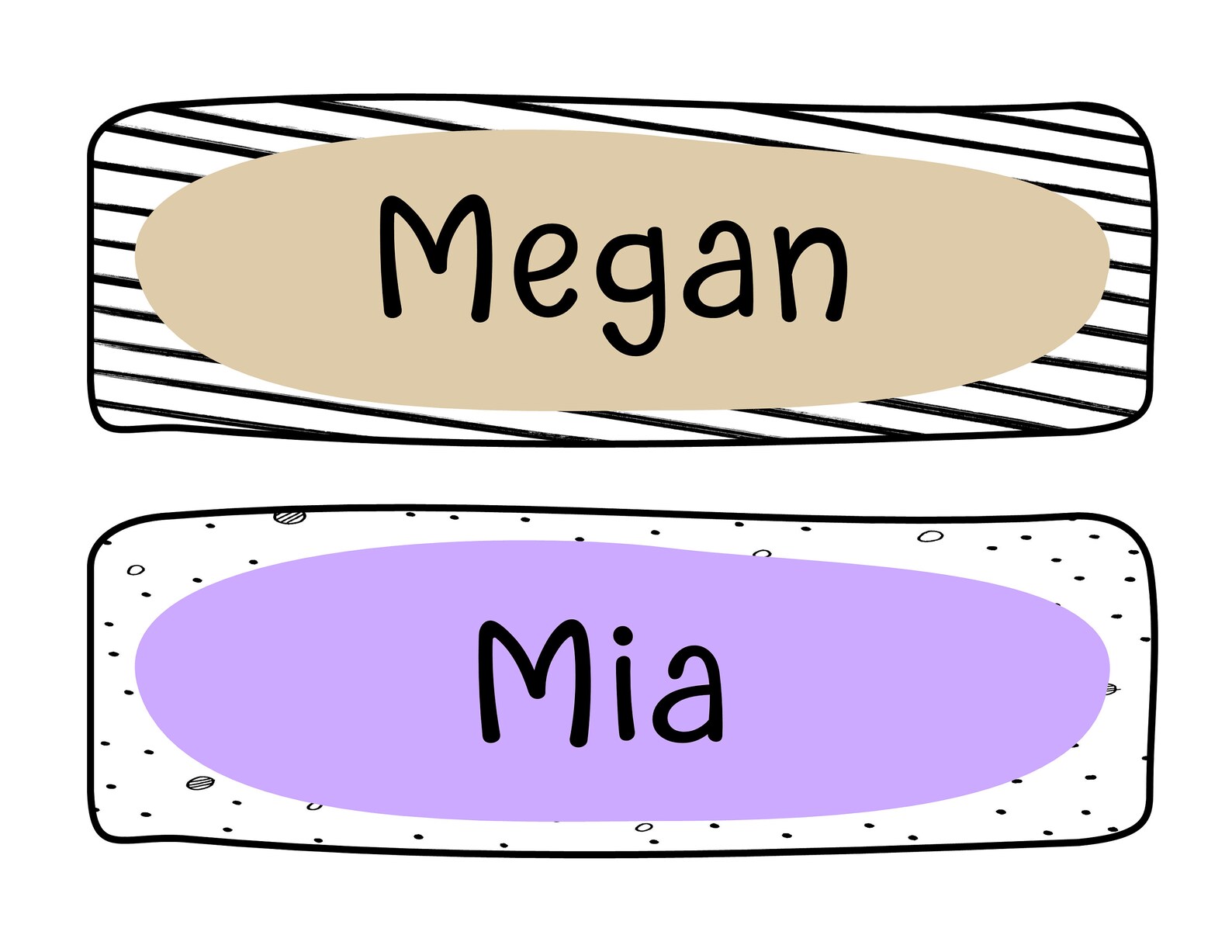 Classroom Labels Student Name Tags Back to School Labels - Etsy