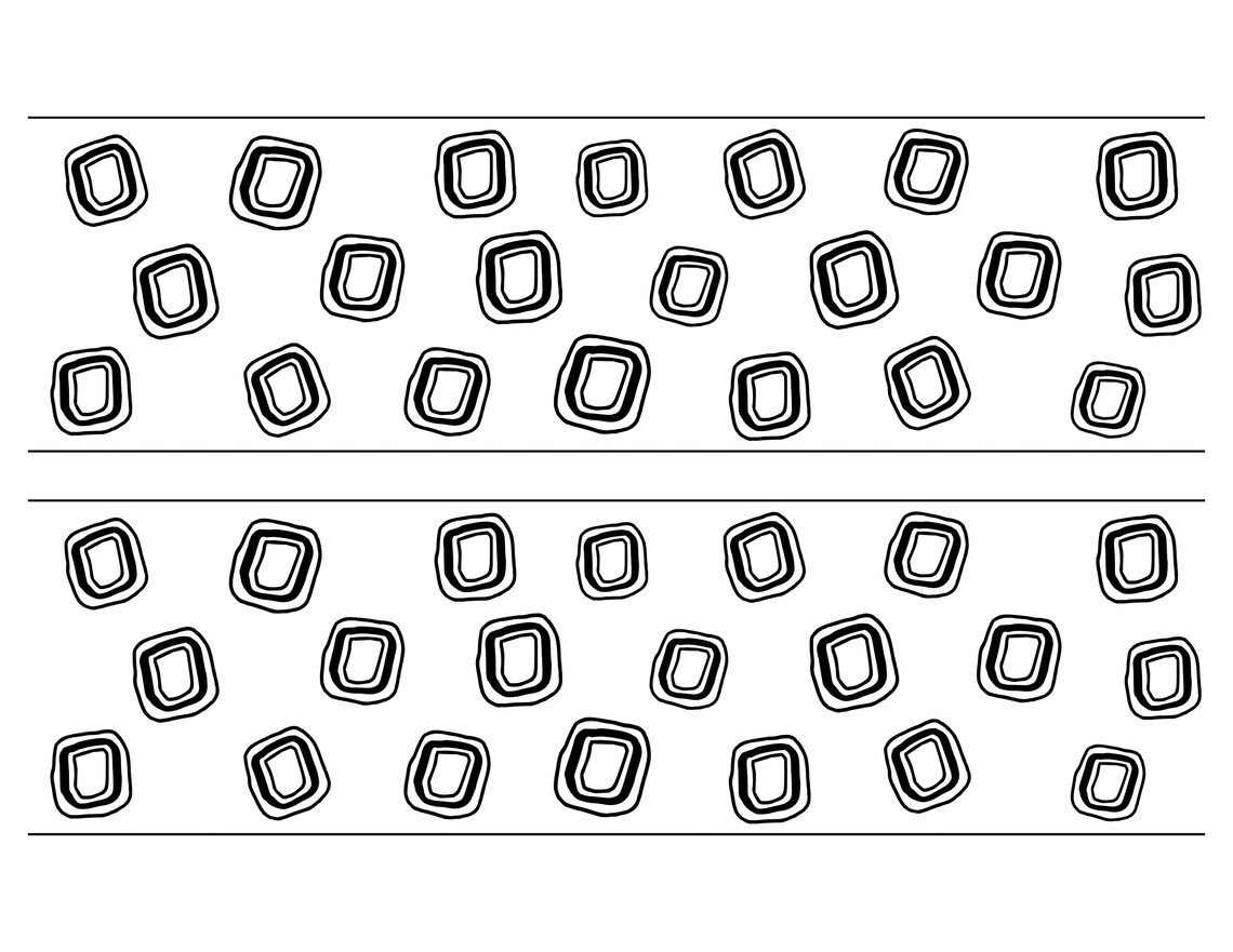 Black and White Bulletin Board Borders, Botanical Classroom Borders ...