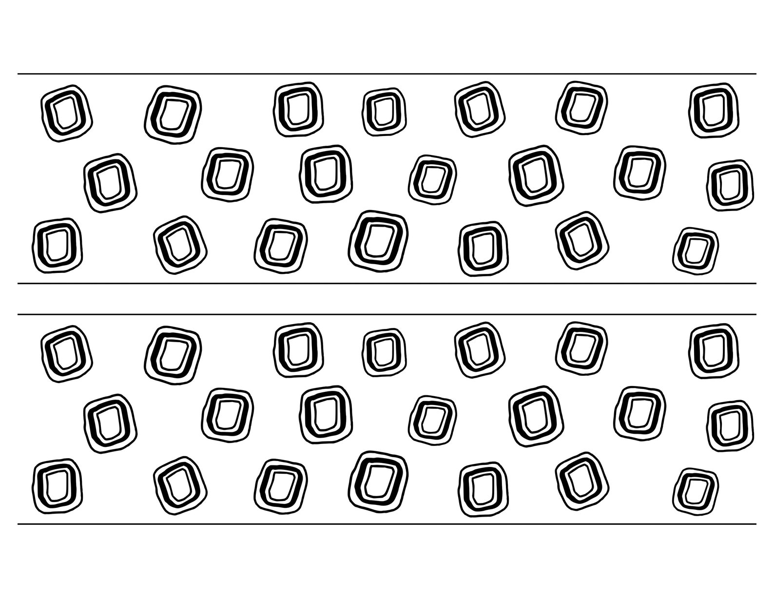 Black and White Bulletin Board Borders, Botanical Classroom Borders ...