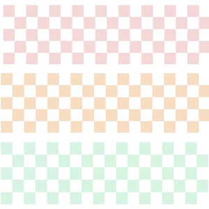 Printable Boho Checkered Bulletin Board Borders, Scalloped School Board ...