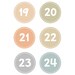 Printable Boho Neutral Number Labels, Number Tags, Cubbies Labels, Book ...