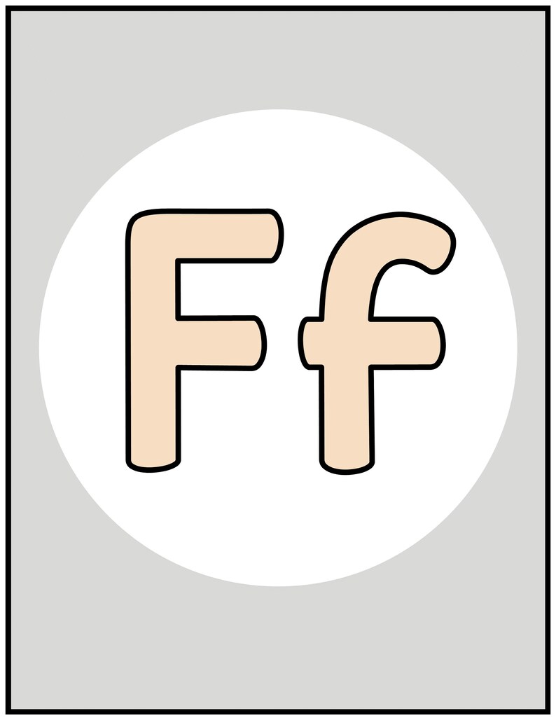 Printable Modern Calm Colors Alphabet Posters, Alphabet Letters Wall ...