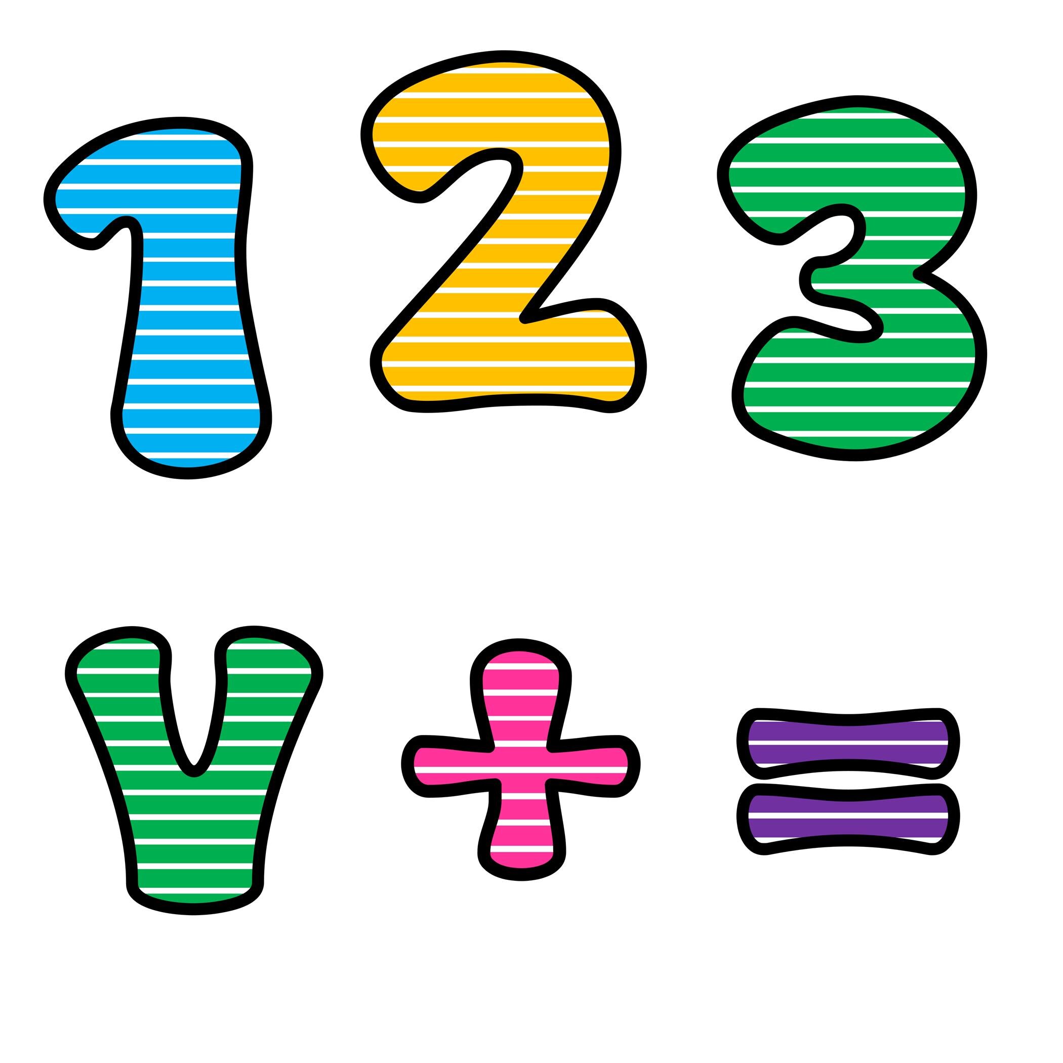 Back to School Bright Bulletin Board Letters for Wall Decor, Printable ...