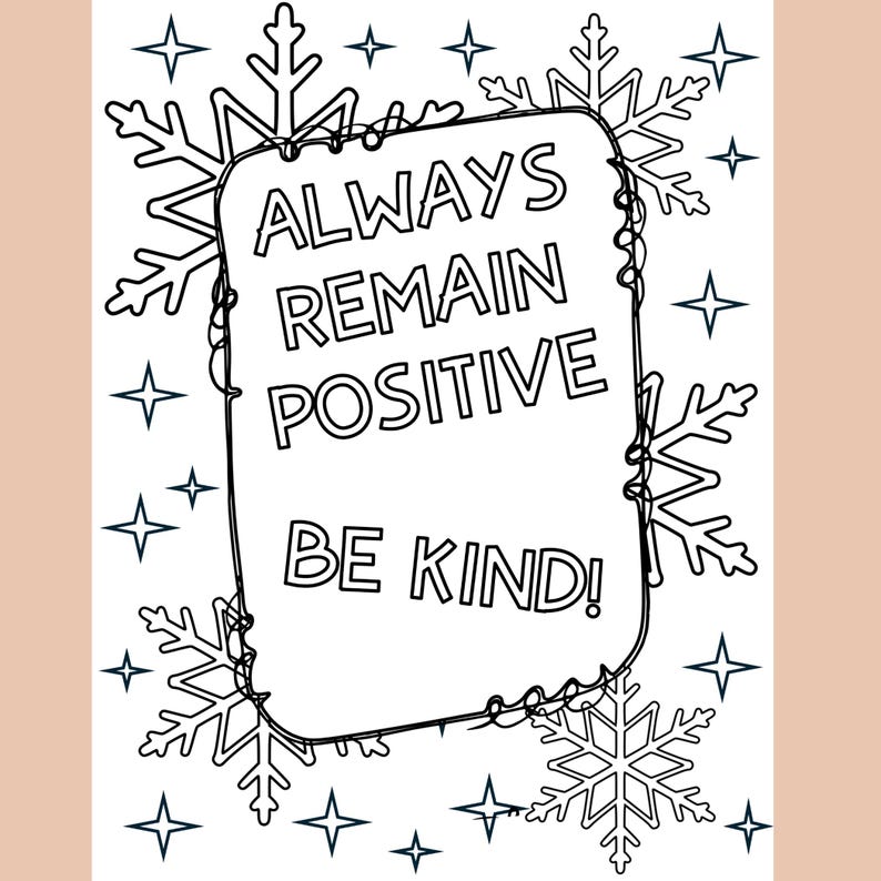 Printable Growth Mindset Coloring Pages, Editable Motivational Coloring ...