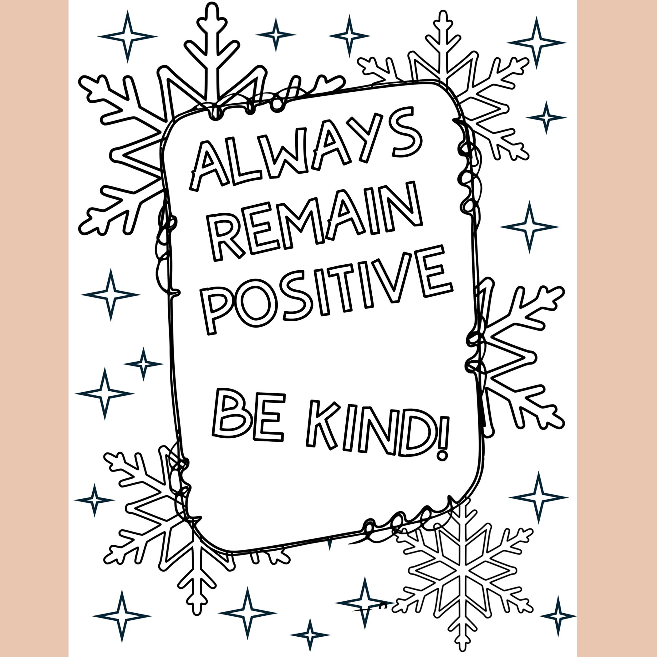Printable Growth Mindset Coloring Pages, Editable Motivational Coloring ...