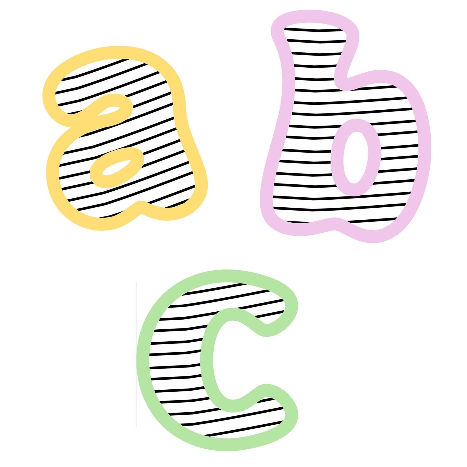 Printable Bulletin Board Letters, Editable Large Alphabet Letters ...