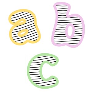 Printable Bulletin Board Letters, Editable Large Alphabet Letters ...