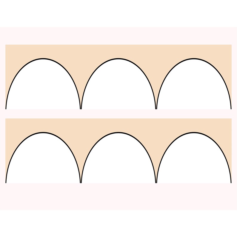 Printable Boho Bulletin Board Borders, Border Trims, Scalloped Borders ...