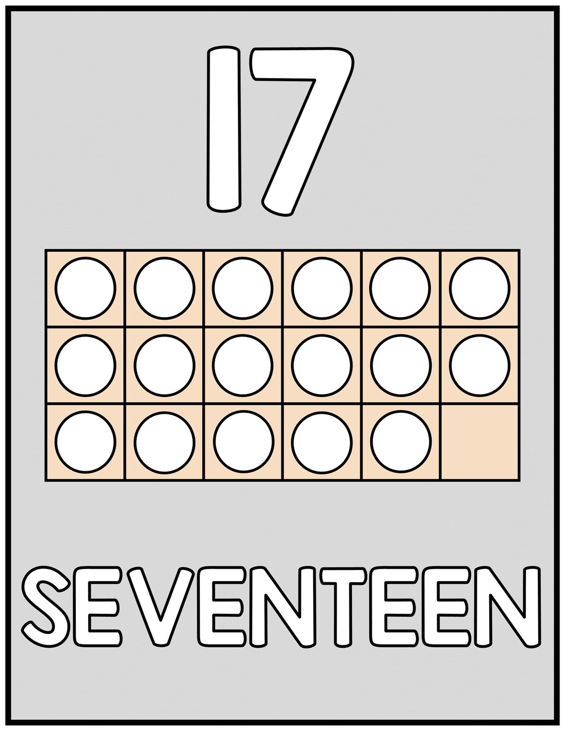 Printable Modern Calm Colors Classroom Number Posters Wall Display ...