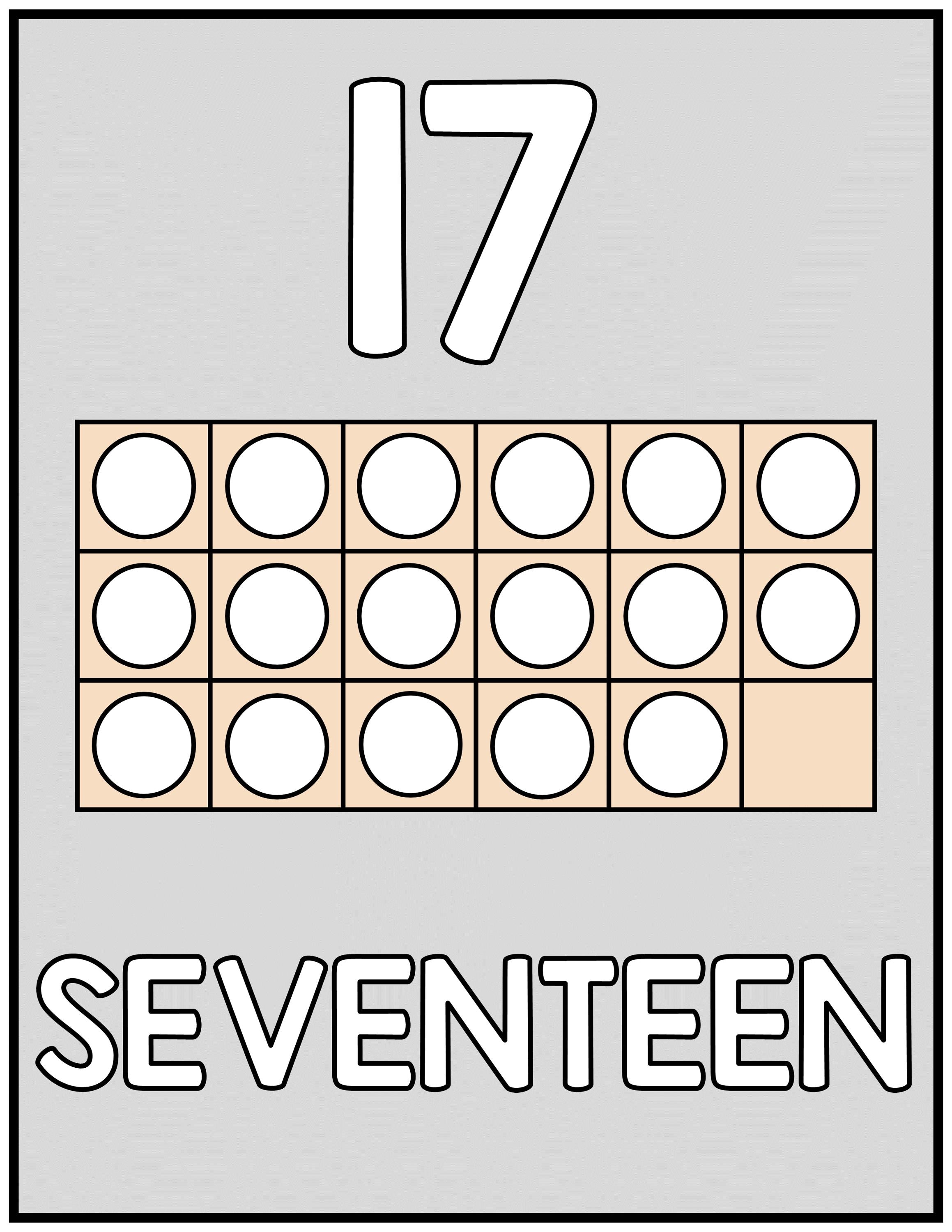 Printable Modern Calm Colors Classroom Number Posters Wall Display ...