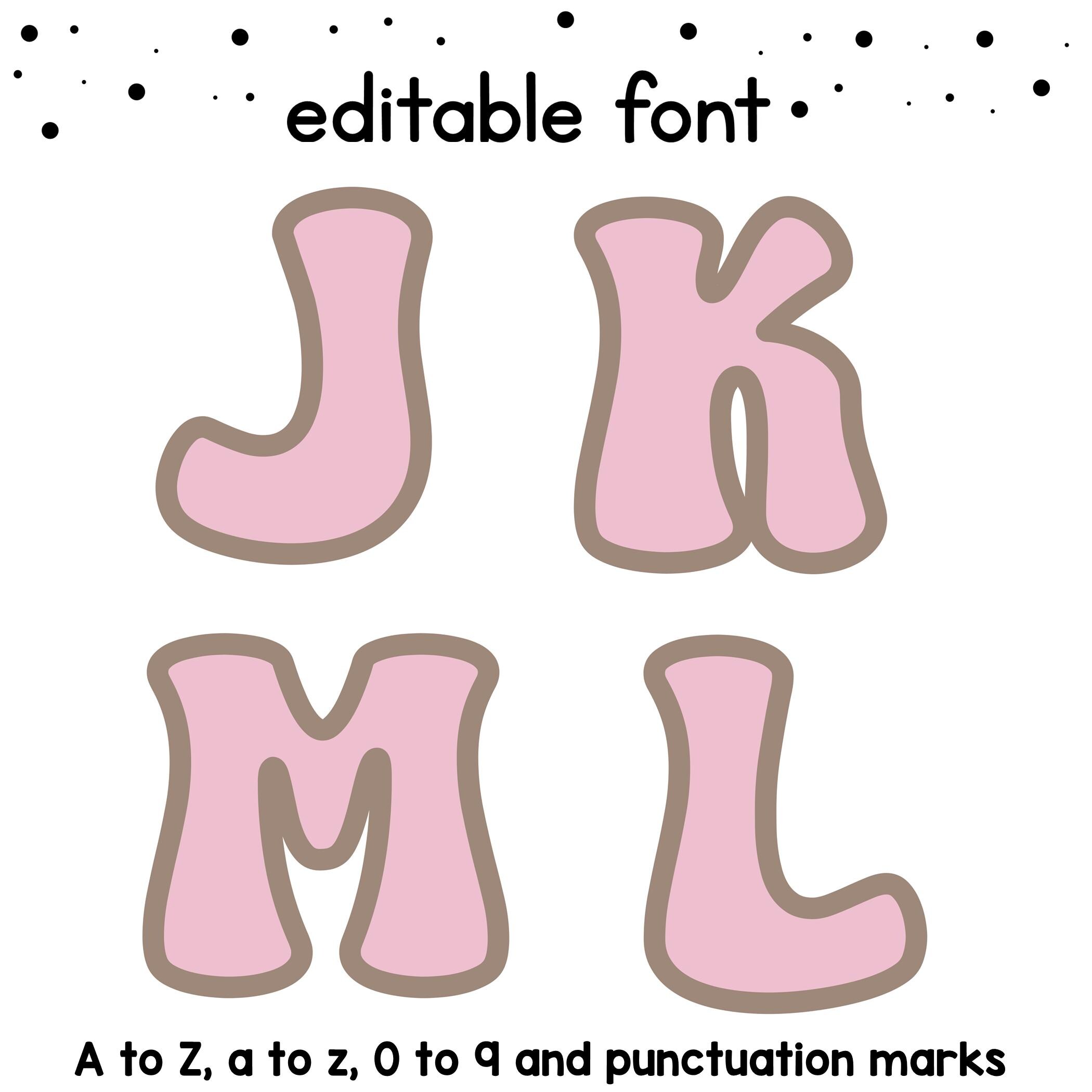 Printable Boho Neutral Bulletin Board Letters, Alphabet Letters, Back ...