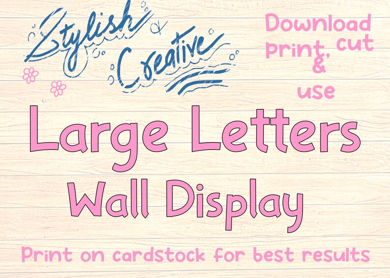 Printable Colorful Alphabet Letters: Bulletin Board Display, Kids ...