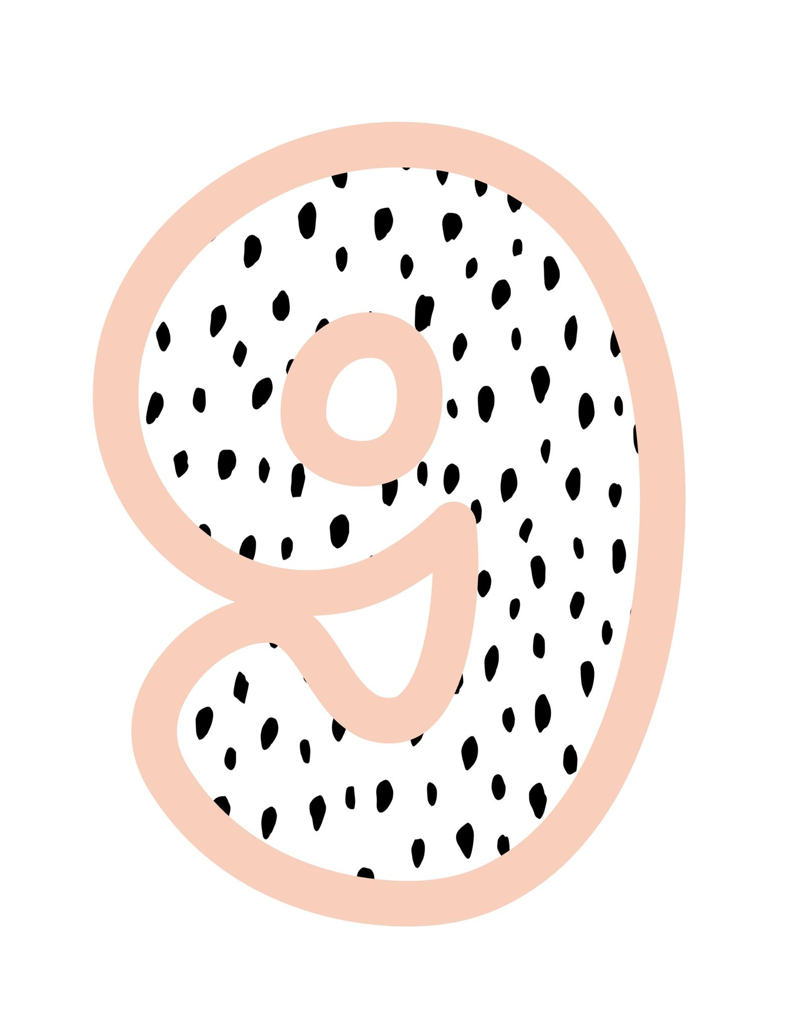 Back to School Printable Spotty Bulletin Board Letters, Spotty Large ...