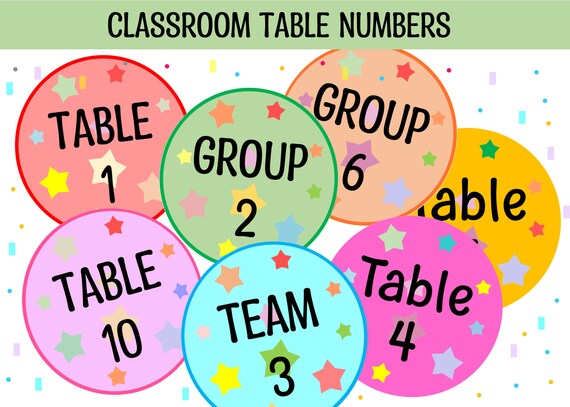 Round Classroom Table