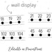 Large Number Line, Black and White Number Line Wall Display, Editable ...