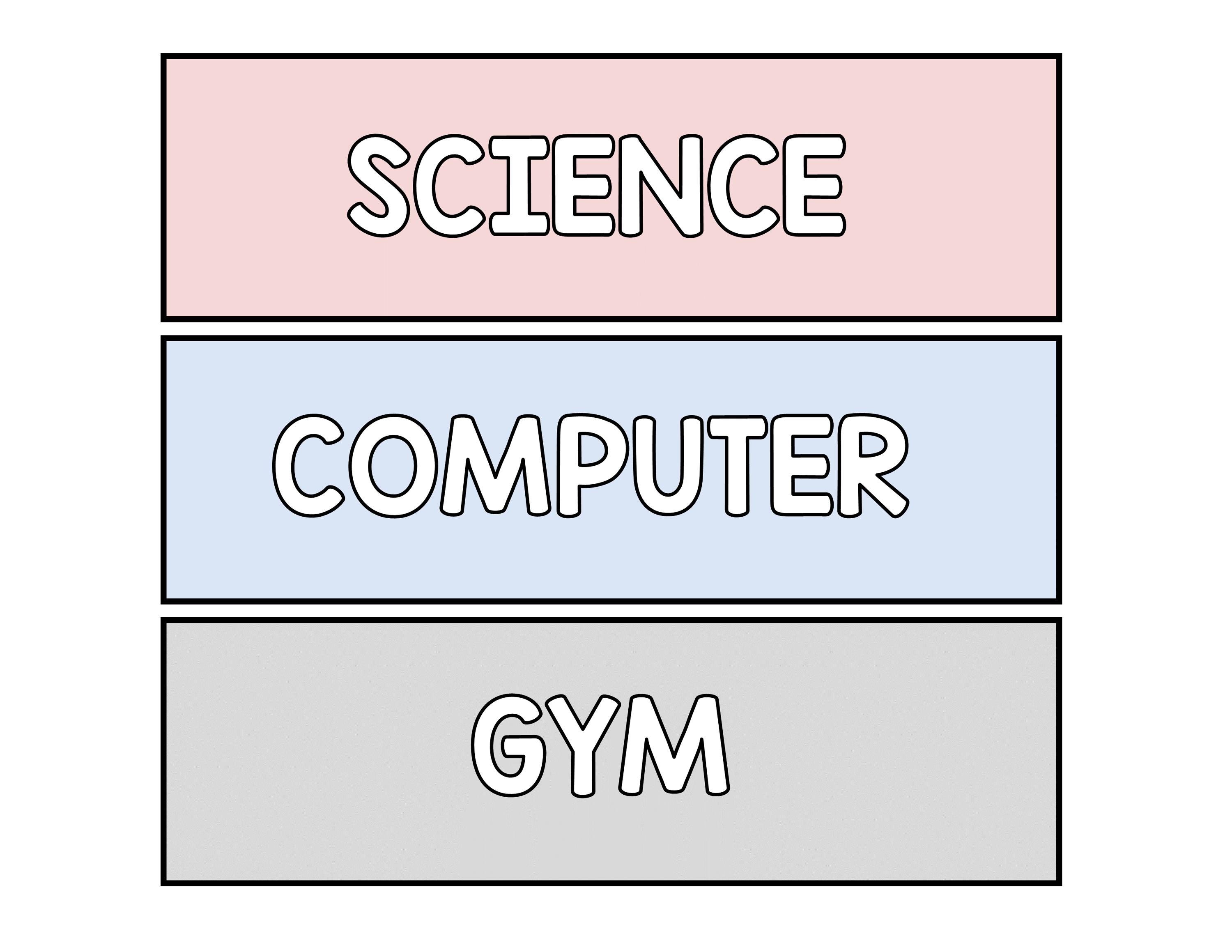 Printable Modern Calm Colors Classroom Schedule Cards, Editable ...