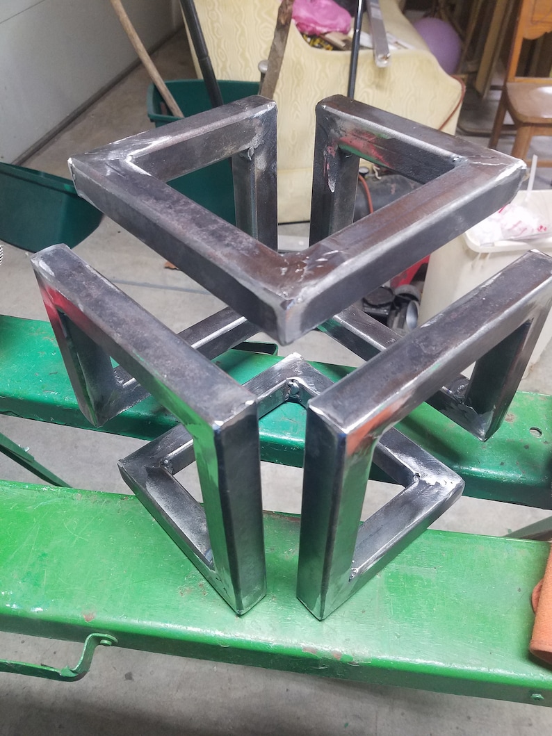 Scrap Metal Steel Art Infinty Cube Sculpture - Etsy