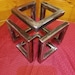 Scrap Metal Steel Art Infinty Cube Sculpture - Etsy