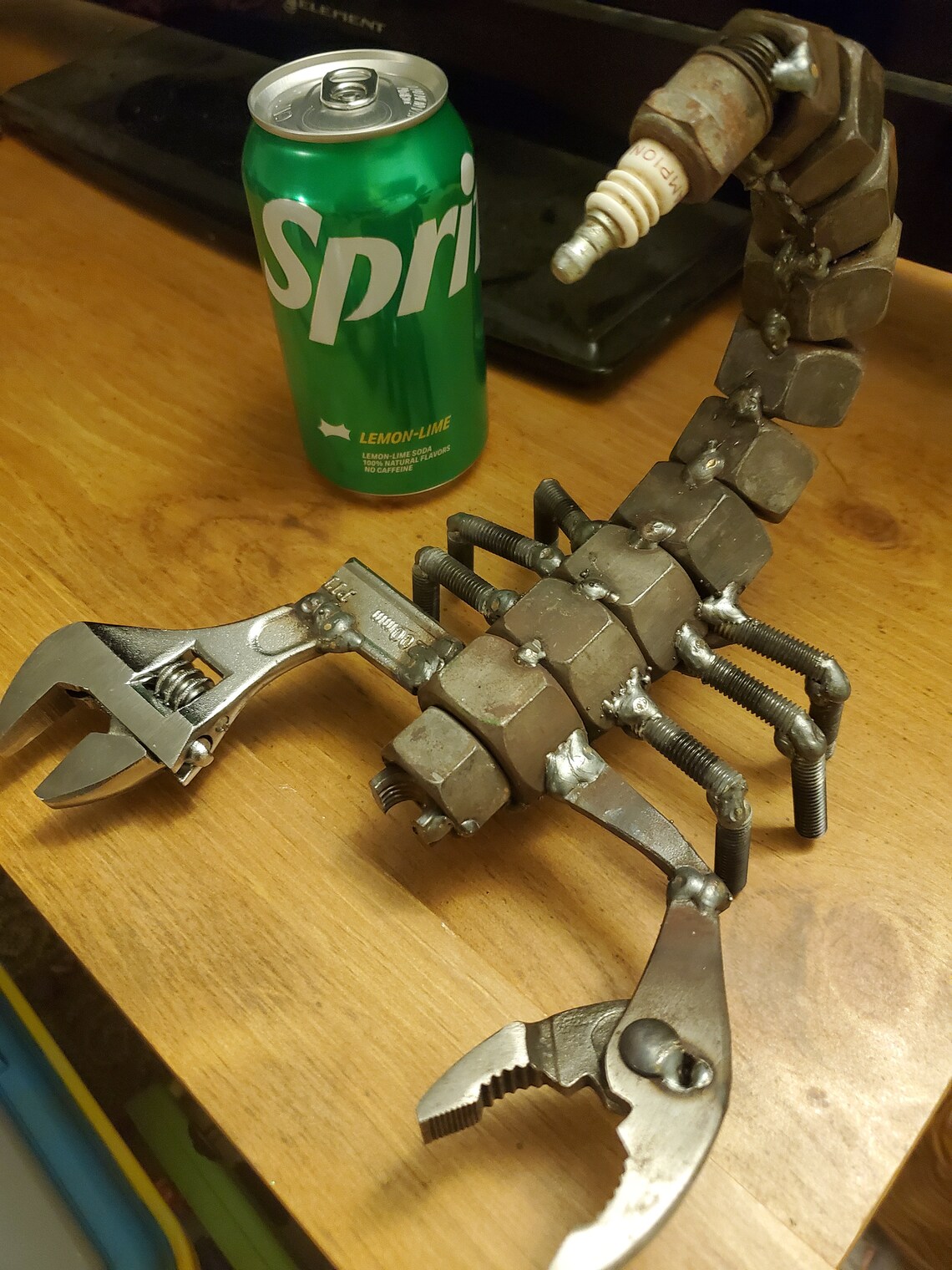 Scrap Metal Steel Art Scorpion Large - Etsy