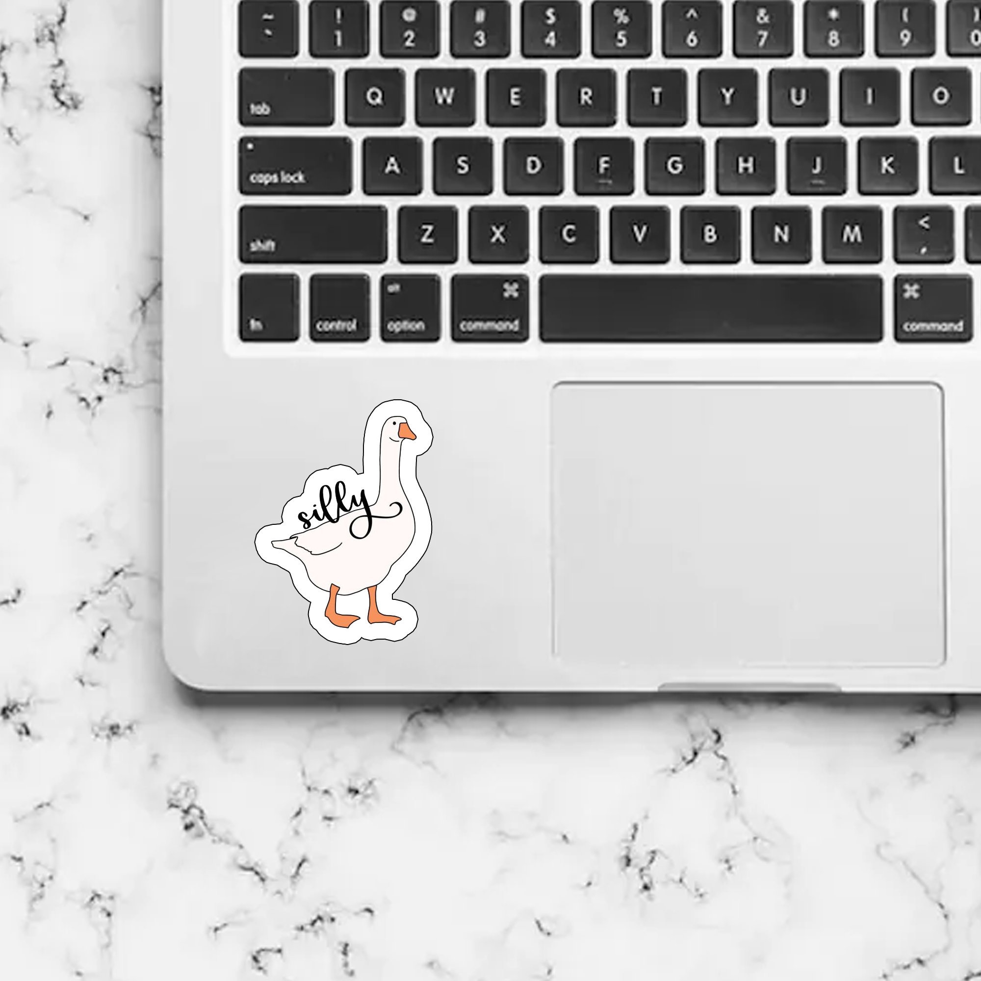 Silly Goose Sticker, Silly Laptop Sticker