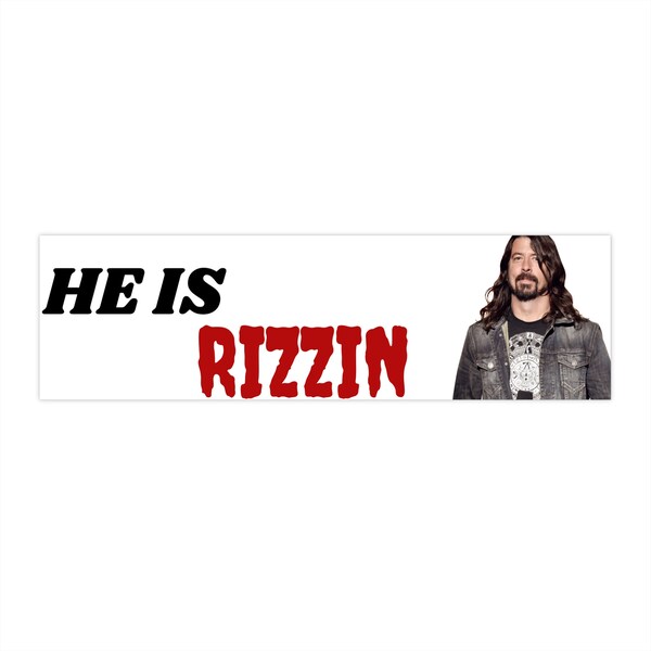 He is Rizzin - Etsy