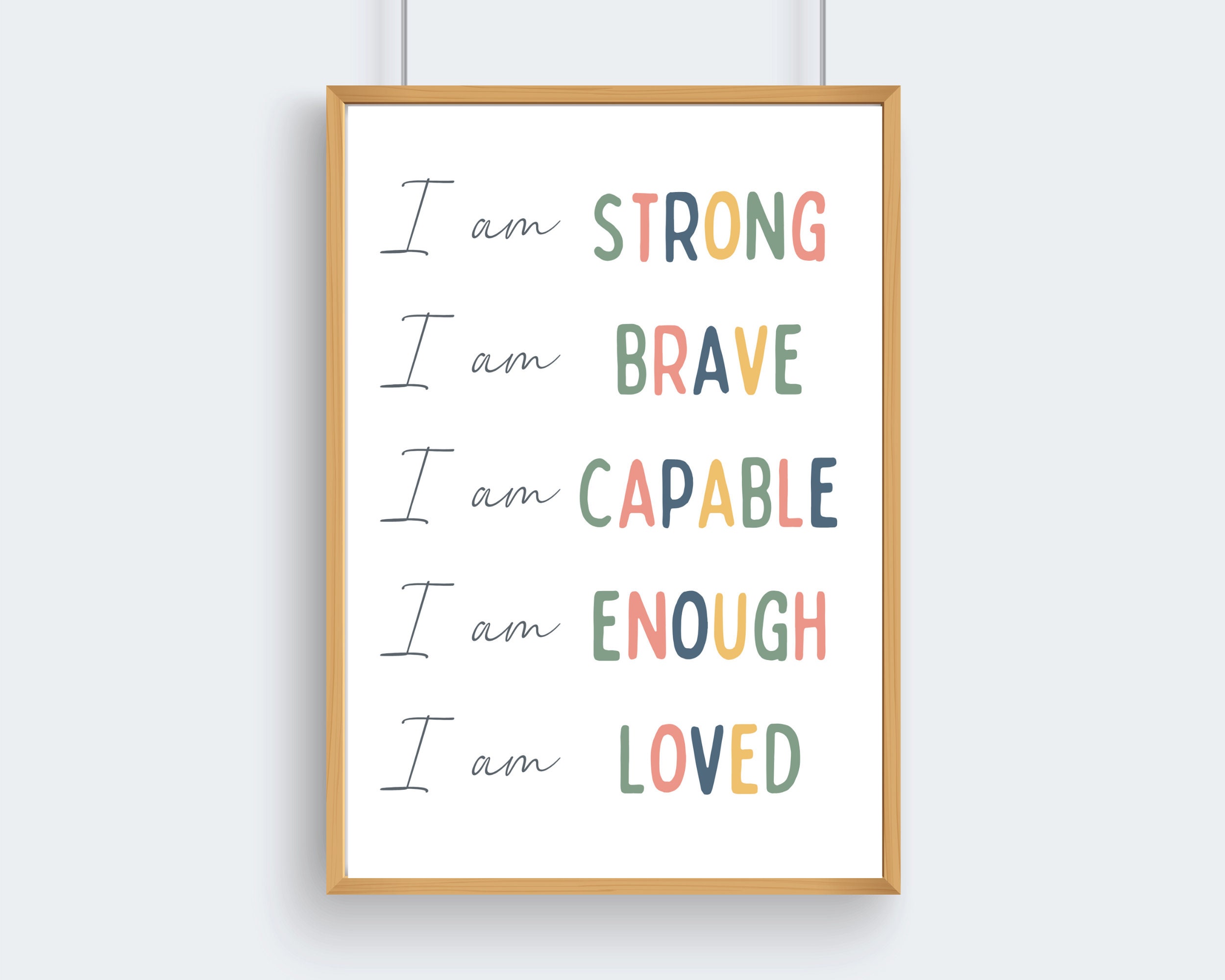 12 Calm Down Corner Posters Boho Playroom Decor Classroom Elementary ...