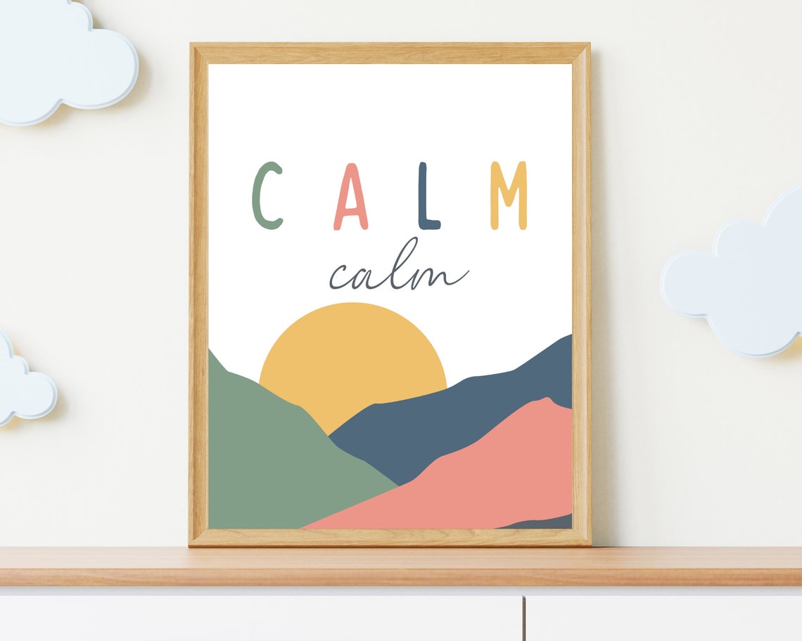20 Calming Corner Posters School Counselor Office Decor Therapy Boho ...