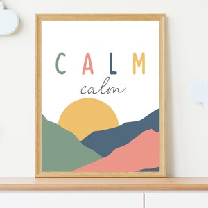 20 Calming Corner Posters School Counselor Office Decor Therapy Boho ...