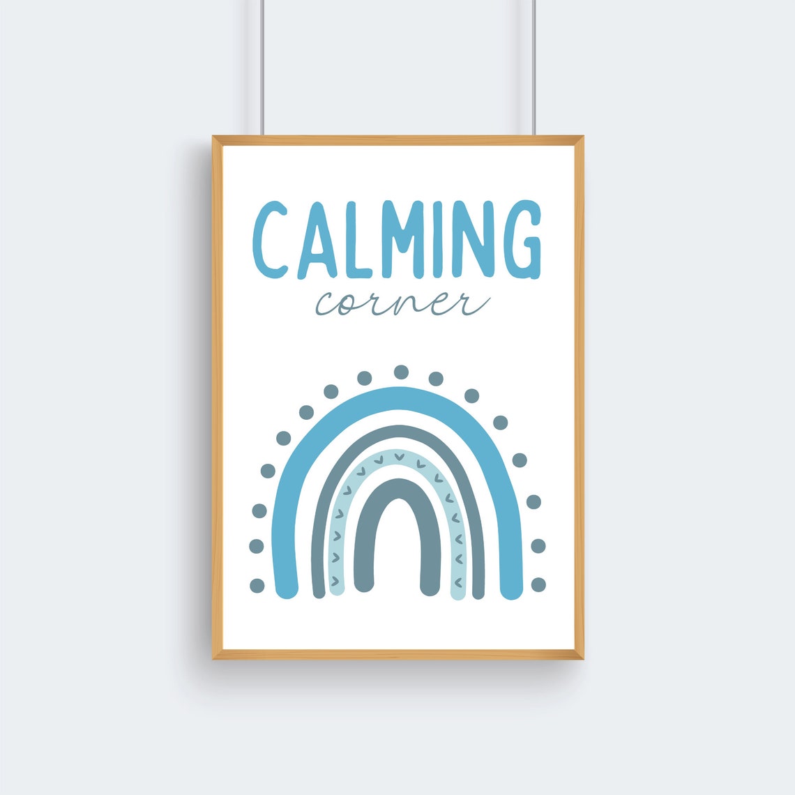 Calm Down Corner Printable Poster Sign, Calming Classroom Decor ...