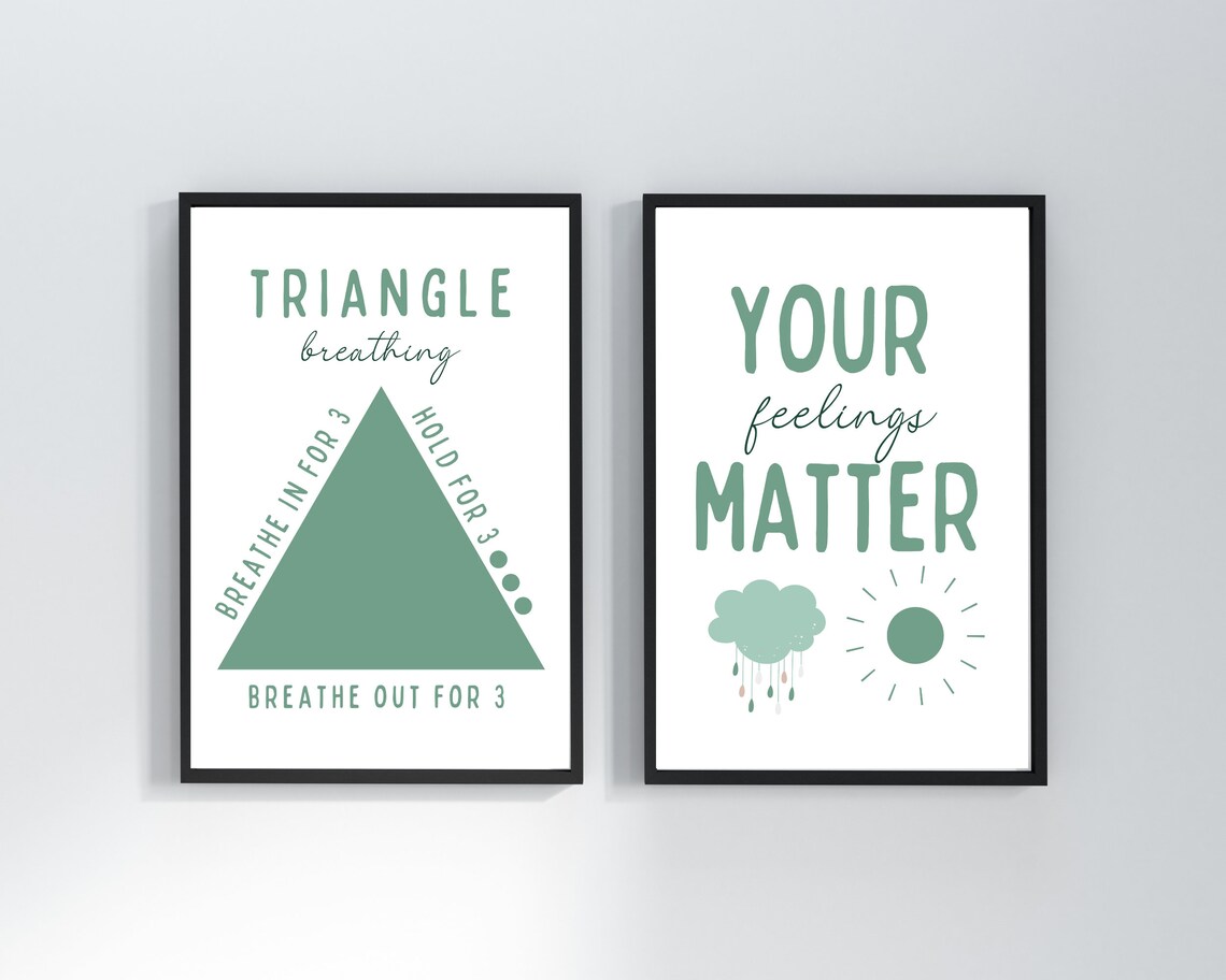 8 Calm Down Corner Posters Sign Kit Printables, Boho Classroom Playroom ...