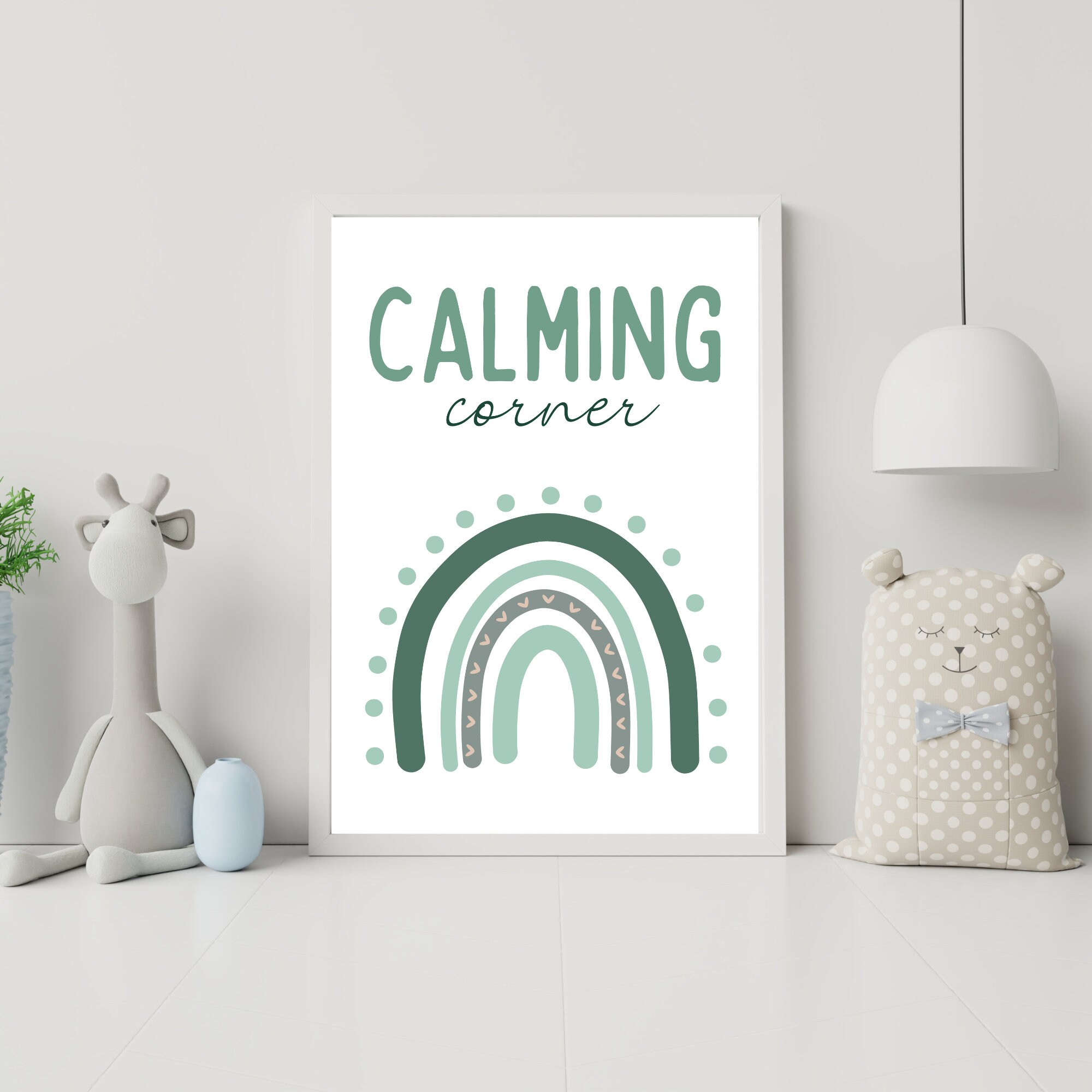 Calm Down Corner Printable Poster Sign, Calming Classroom Decor ...