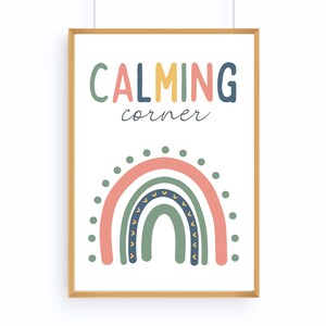 20 Calming Corner Posters School Counselor Office Decor Therapy Boho ...