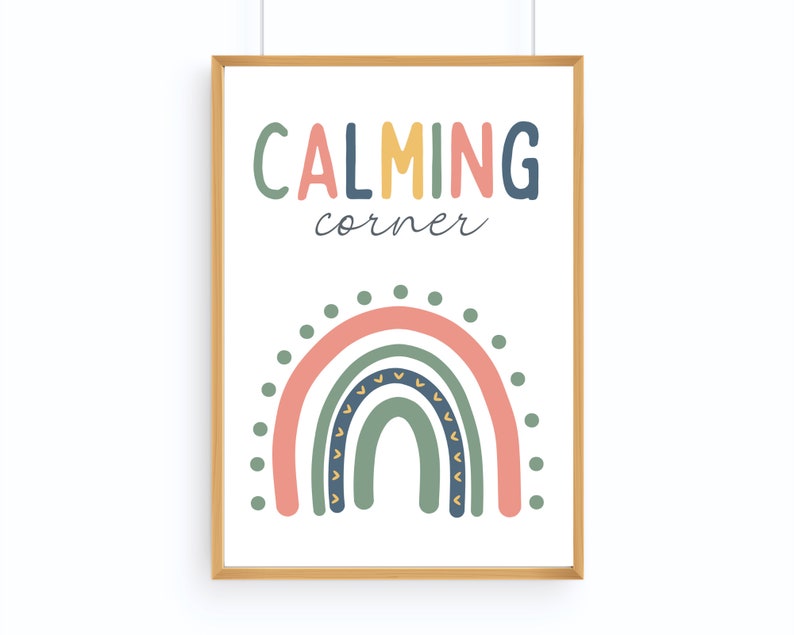 20 Calming Corner Posters School Counselor Office Decor Therapy Boho ...