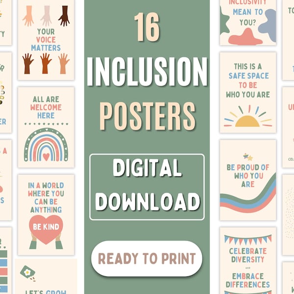 Inclusive Classroom Decor - Etsy
