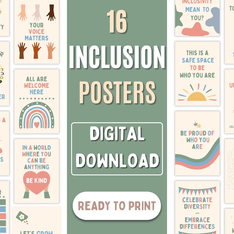 Inclusive Classroom Decor - Etsy