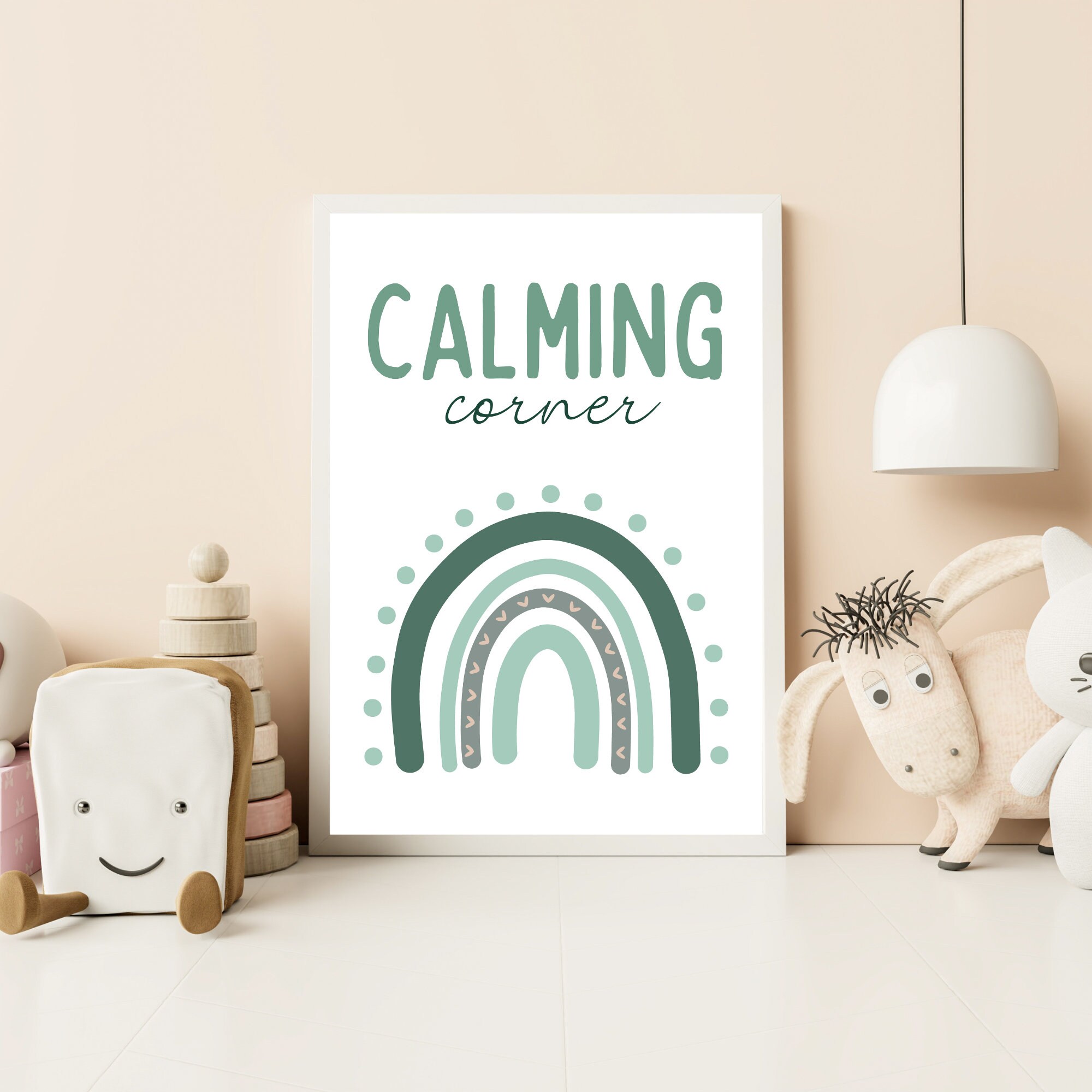 Calm Down Corner Printable Poster Sign, Calming Classroom Decor ...