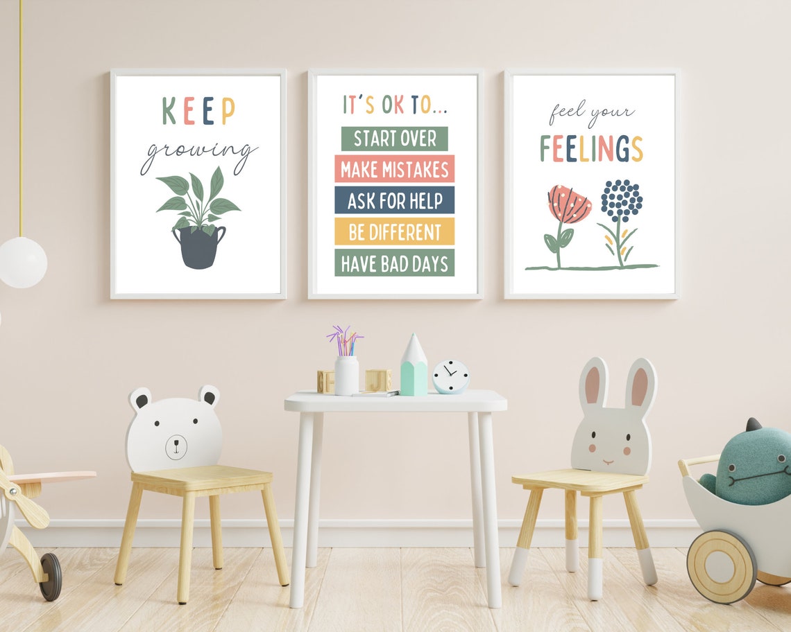 20 Calming Corner Posters School Counselor Office Decor Therapy Boho ...