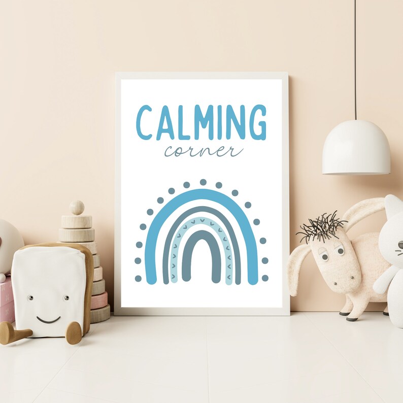Calm Down Corner Printable Poster Sign, Calming Classroom Decor ...