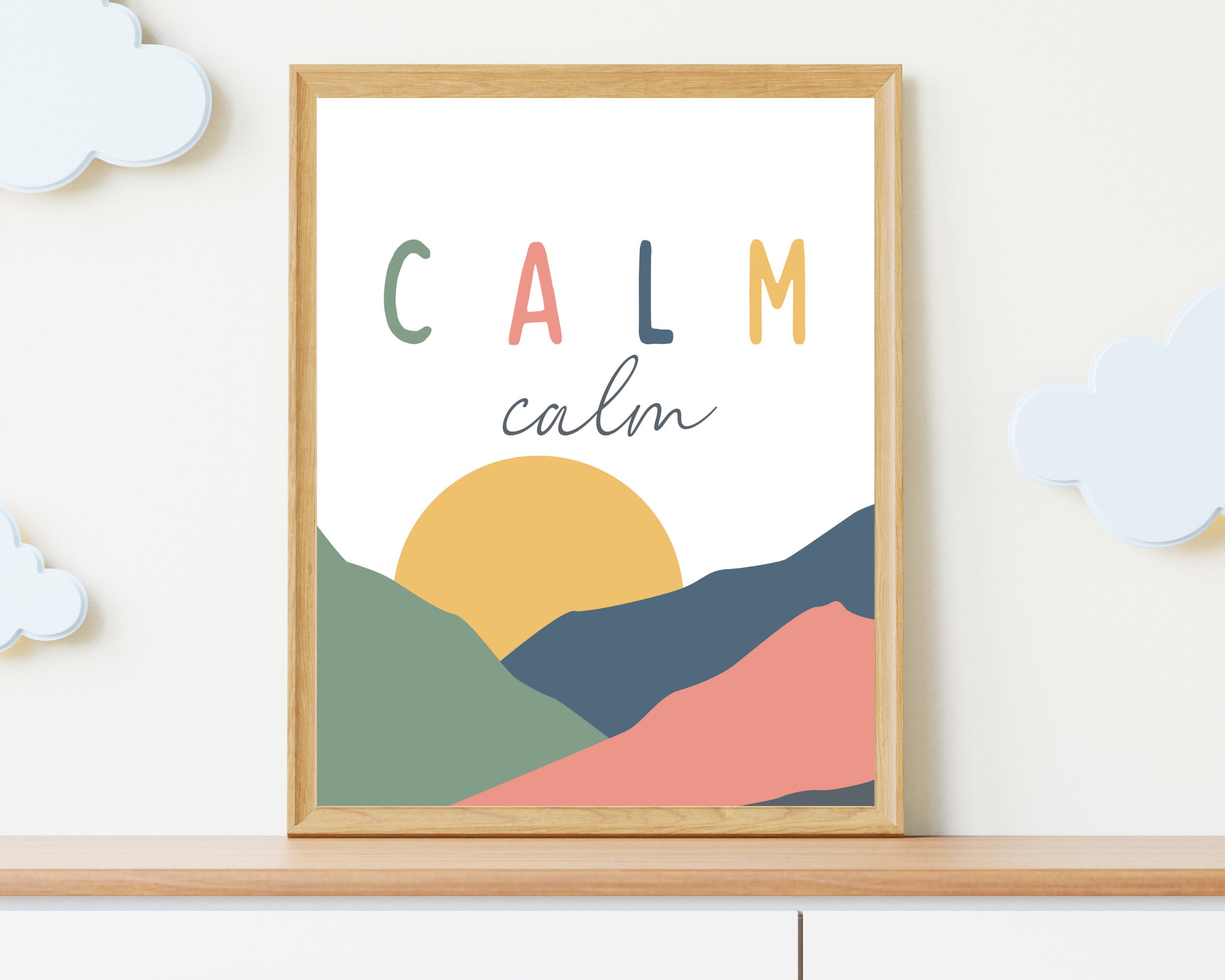 12 Calm Down Corner Posters Boho Playroom Decor Classroom Elementary ...