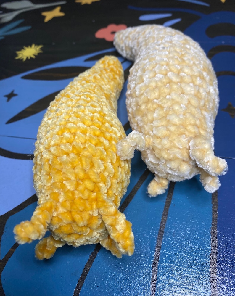 Crochet Banana Slug Plush - Etsy