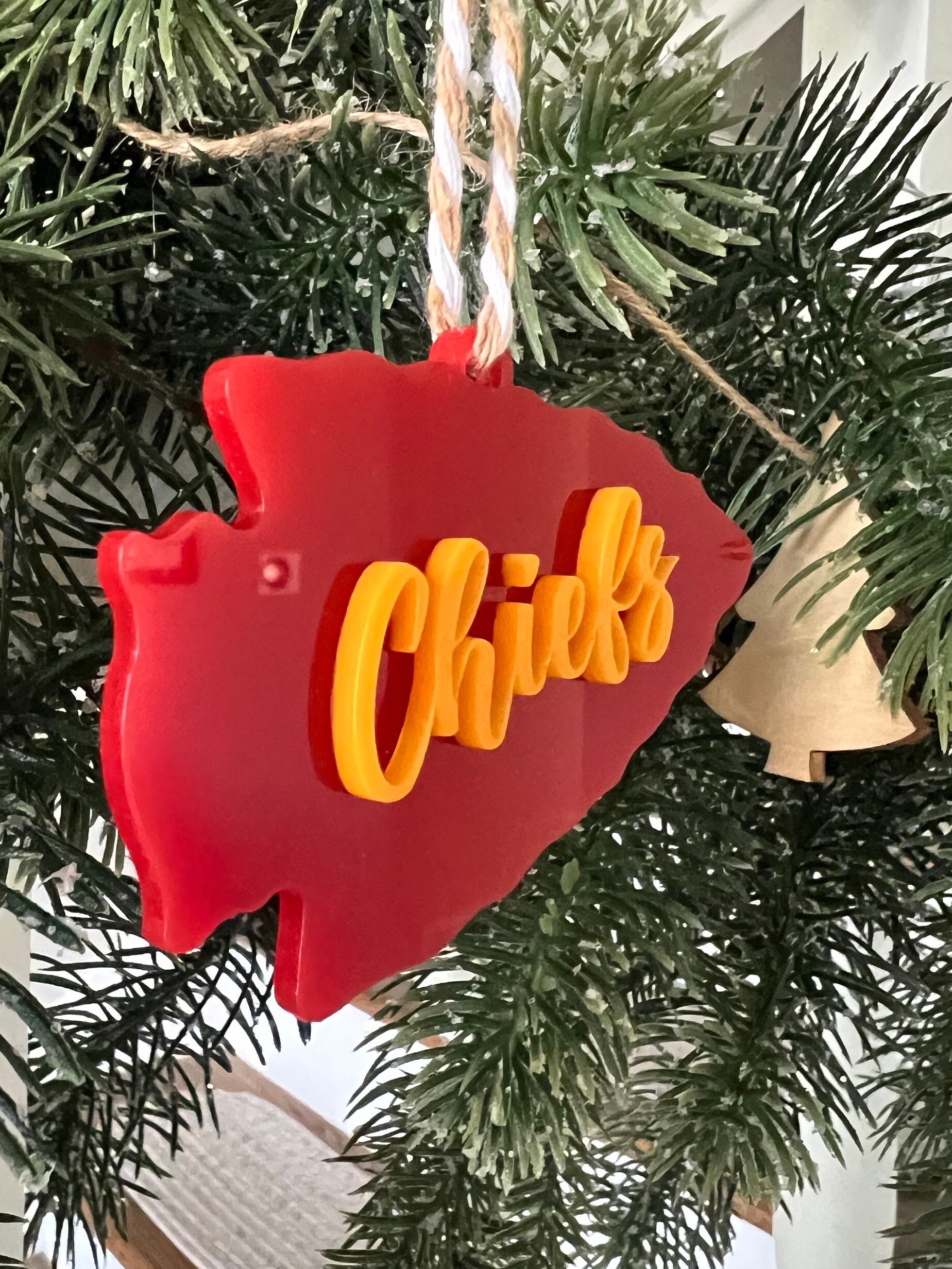 Kansas City Chiefs Ornament, Perfect Gift for KC Chiefs Fan, Chiefs ...