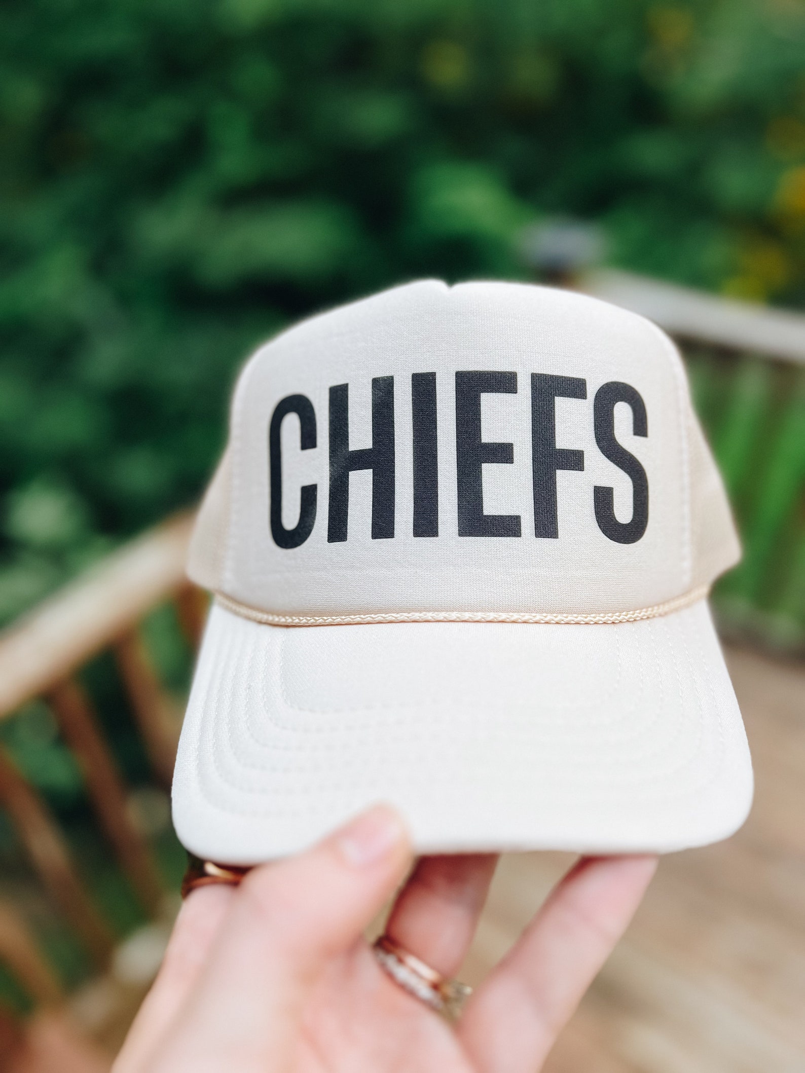 Chiefs Neutral Tan Trucker Snapback Hat, Kansas City Chiefs - Etsy