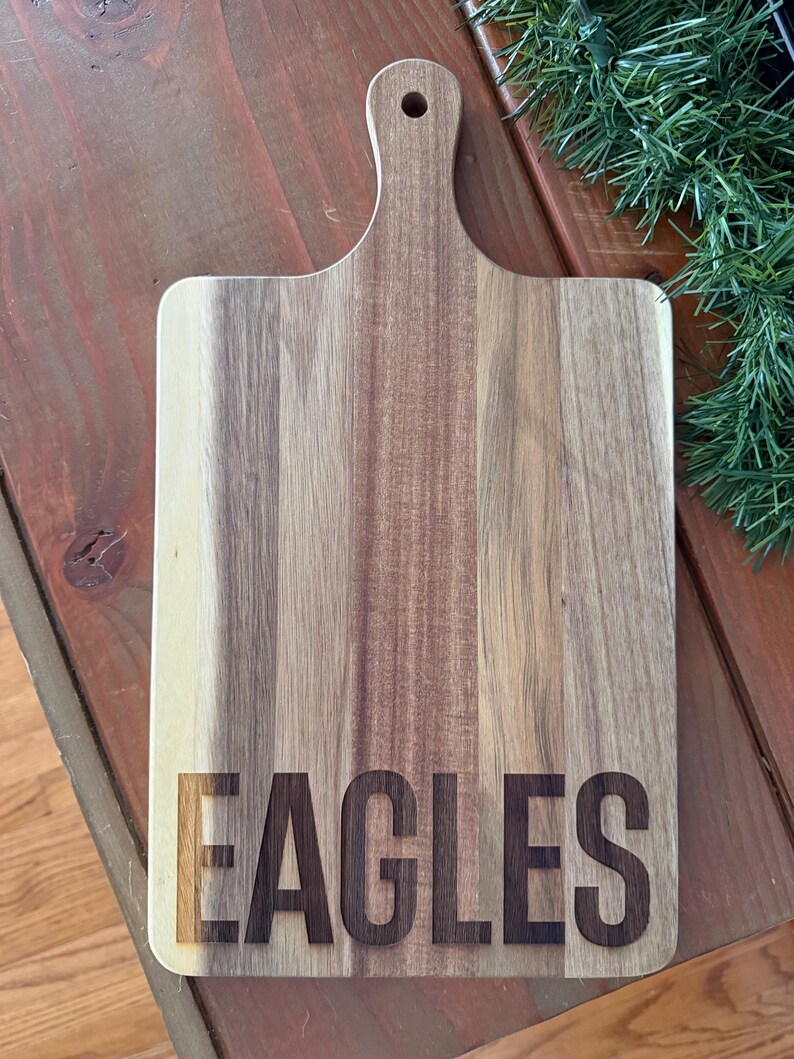 NFL Team Charcuterie Board, Custom Football Cutting Board, Personalized ...