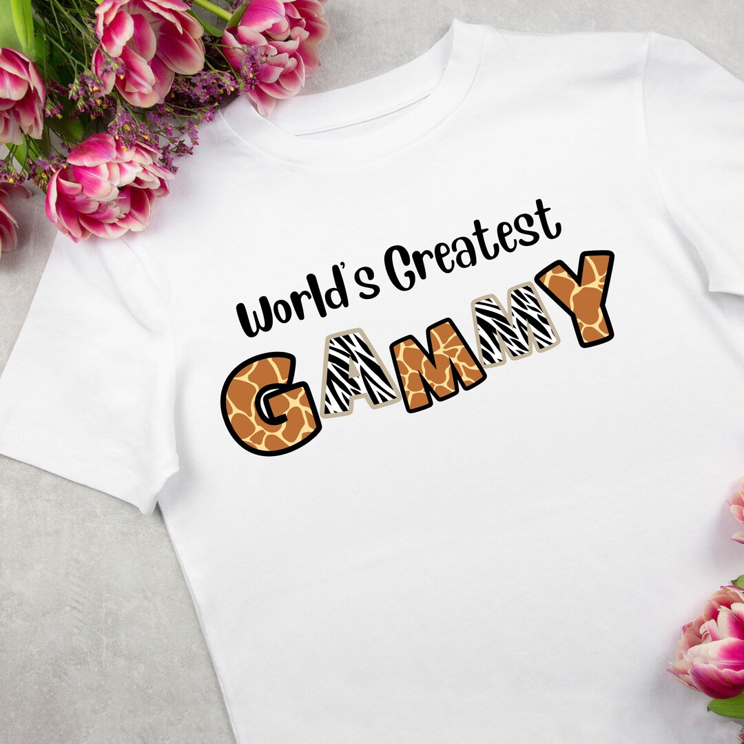 Gammy Shirt for Granny, Grandma Gift for the World's Greatest Grammy in ...
