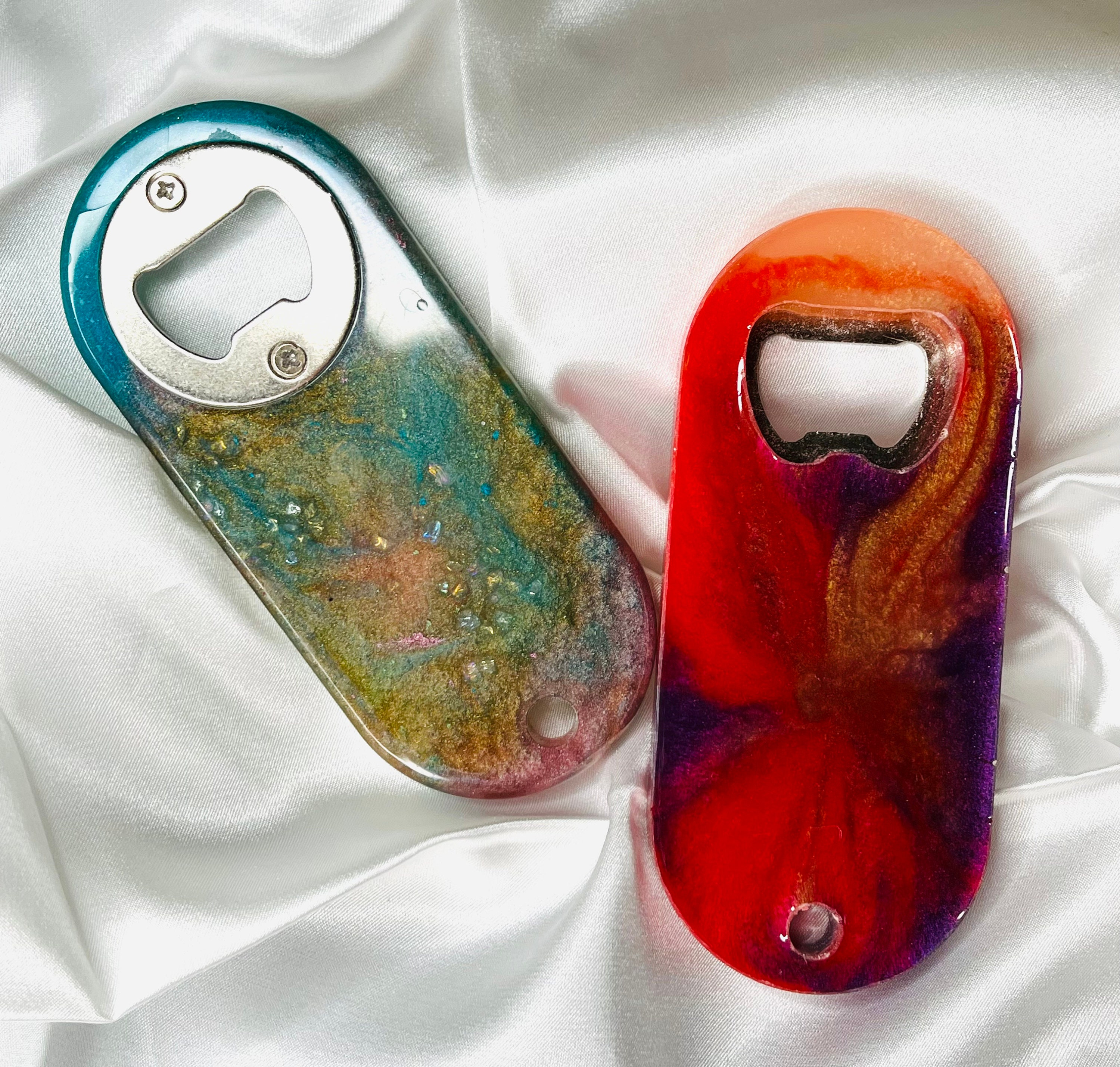 Custom Made Epoxy Resin Bottle Openers - Etsy